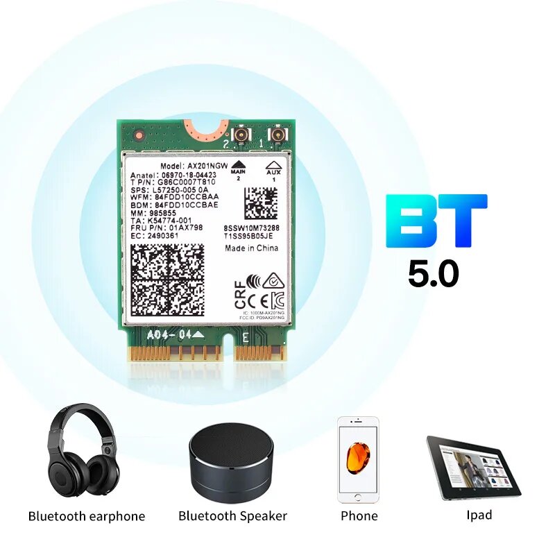 Intel AX201 Wi-Fi карта — фото 1