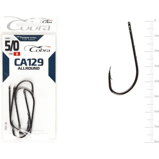 Крючки Cobra ALLROUND CA129 размер 005/0 5шт.