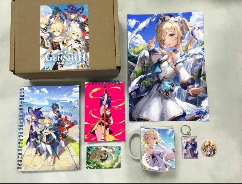 Бокс Genshin Impact, Геншин Импакт №6, Товары с вашими картинками