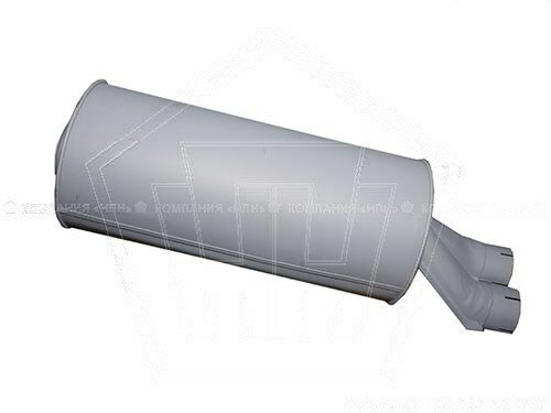 Глушитель камаз 54115, 65115 агромет (54115-1201010)