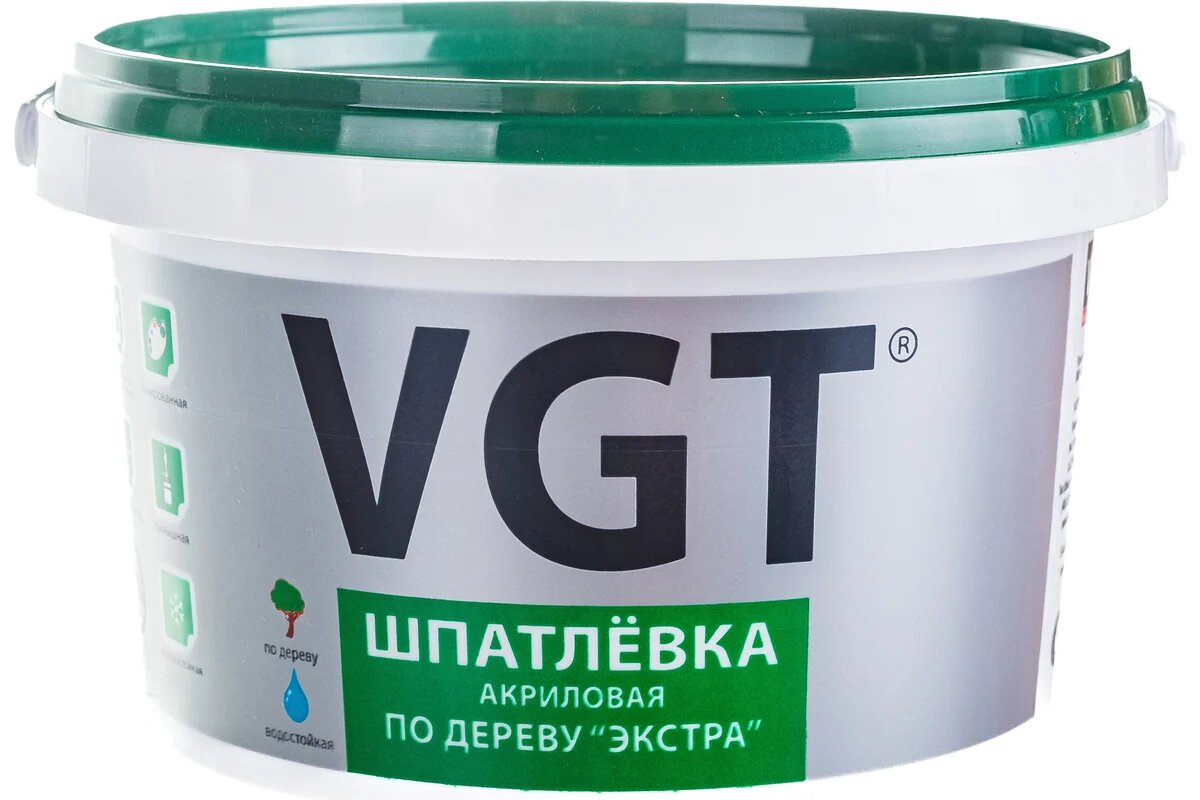 VGT Шпаклевка по дереву Экстра Венге 1 кг - древесная шпаклевка, цвет Венге