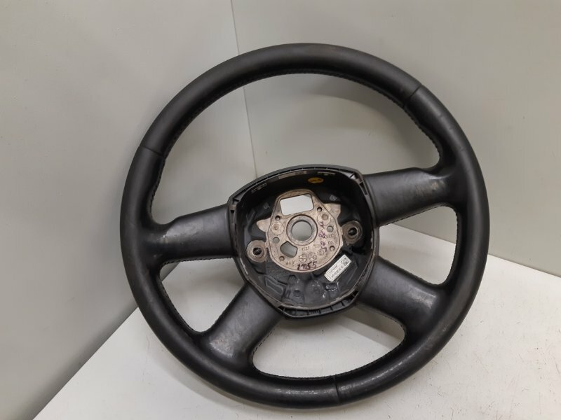 Б/У 4 спицы, кожа, Ауди А6 С6 Руль Audi A6 2006 C6 125447 VAG арт. 4F0419091CE1KT, 4F0419091AG1KT