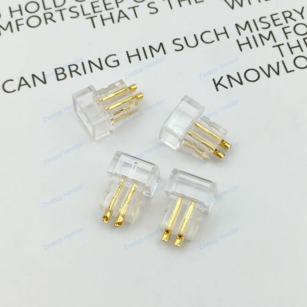 1 пара наушников 0,78 мм, 2 контакта, гнездовой разъем с канавкой, Сопротивление Температуре см, адаптер для наушников для пользовательских внутриканальных мониторов