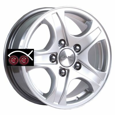 Колесный диск СКАД Калипсо (КЛ089) 6x16 5x130.0 ET43 D84.2 серебристый