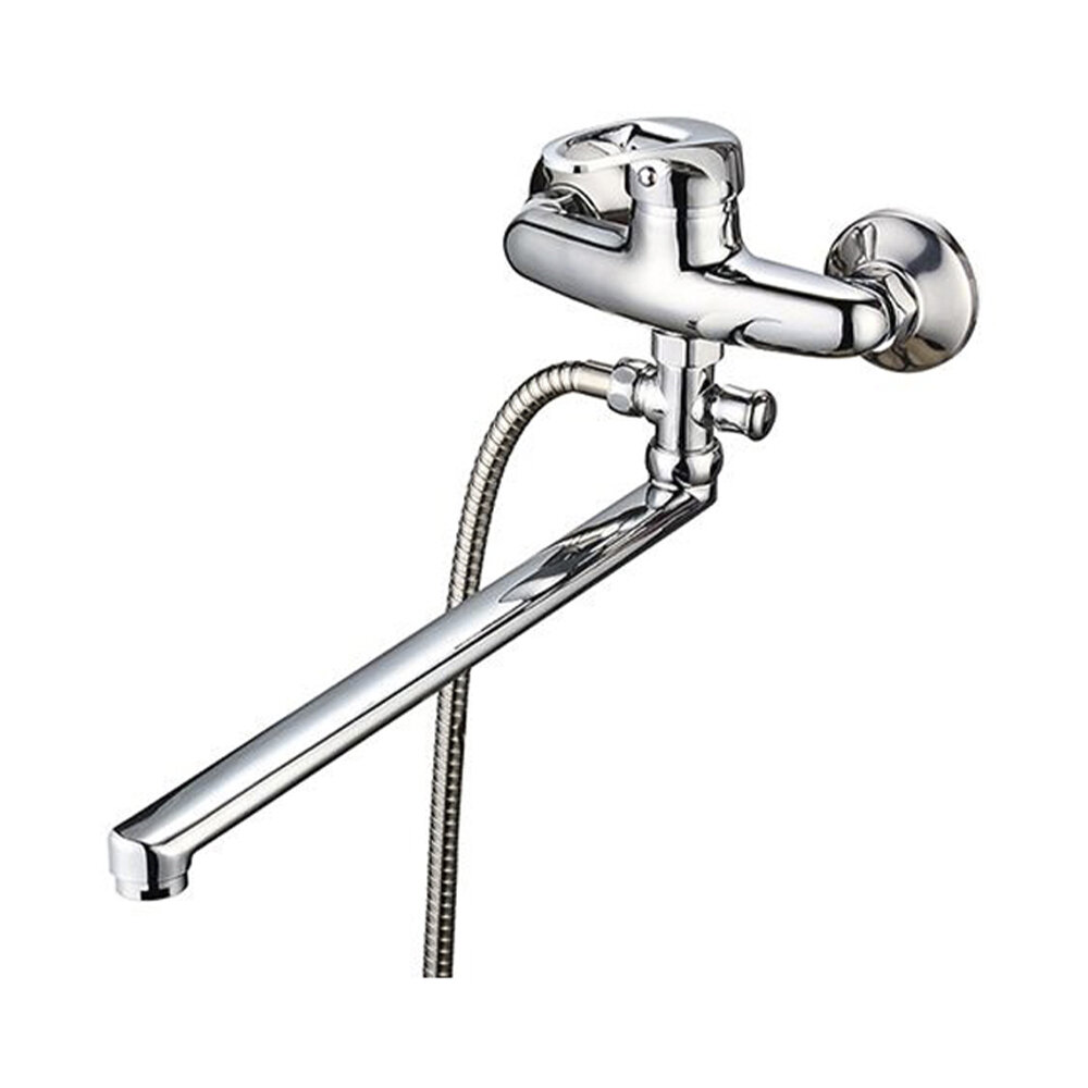 Смеситель для ванны Tsarsberg 935-3505, однорычажный из силумина, цвет: хром