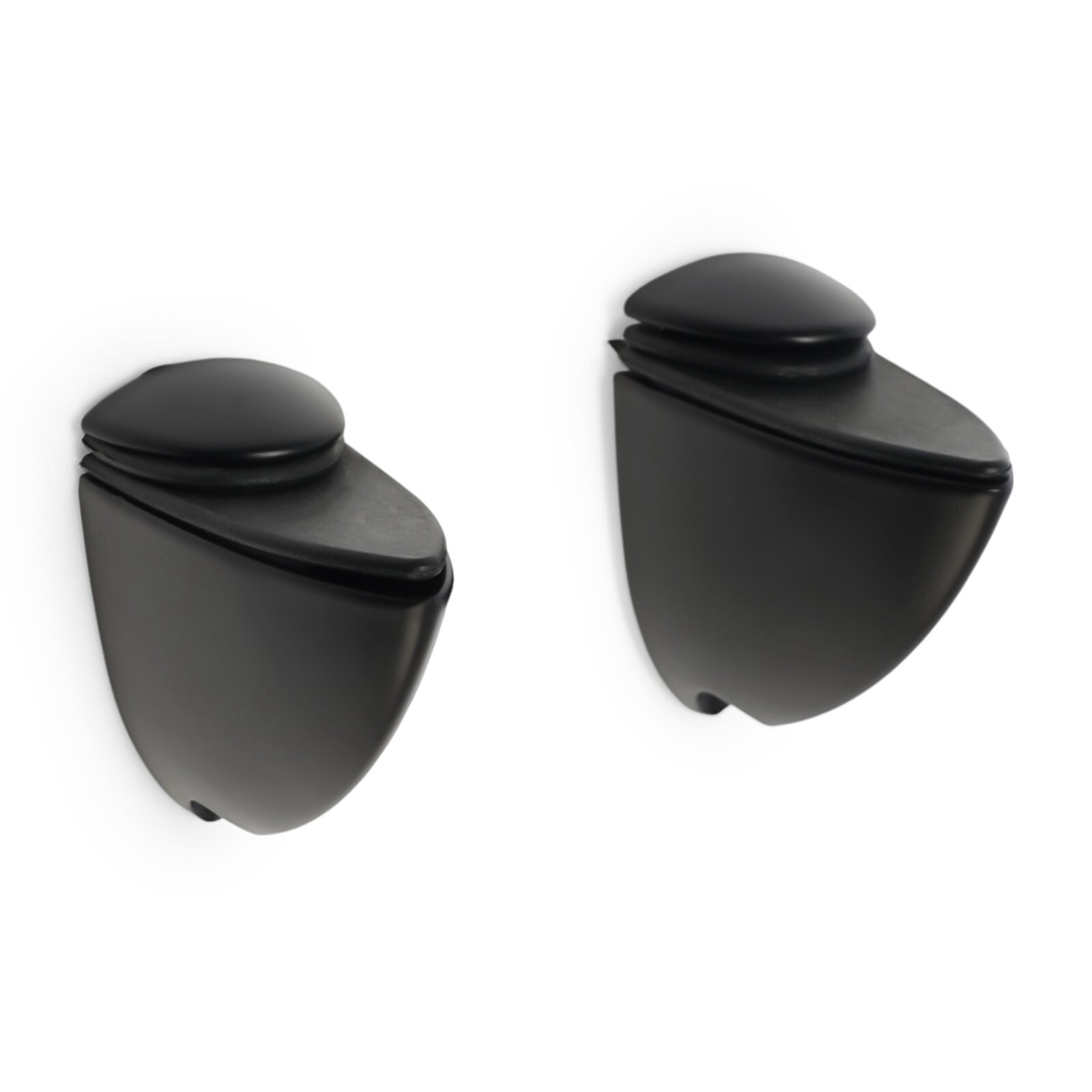 Полкодержатель CAPPIO «Пеликан», 41×40×23 мм, 2 шт, цвет черный