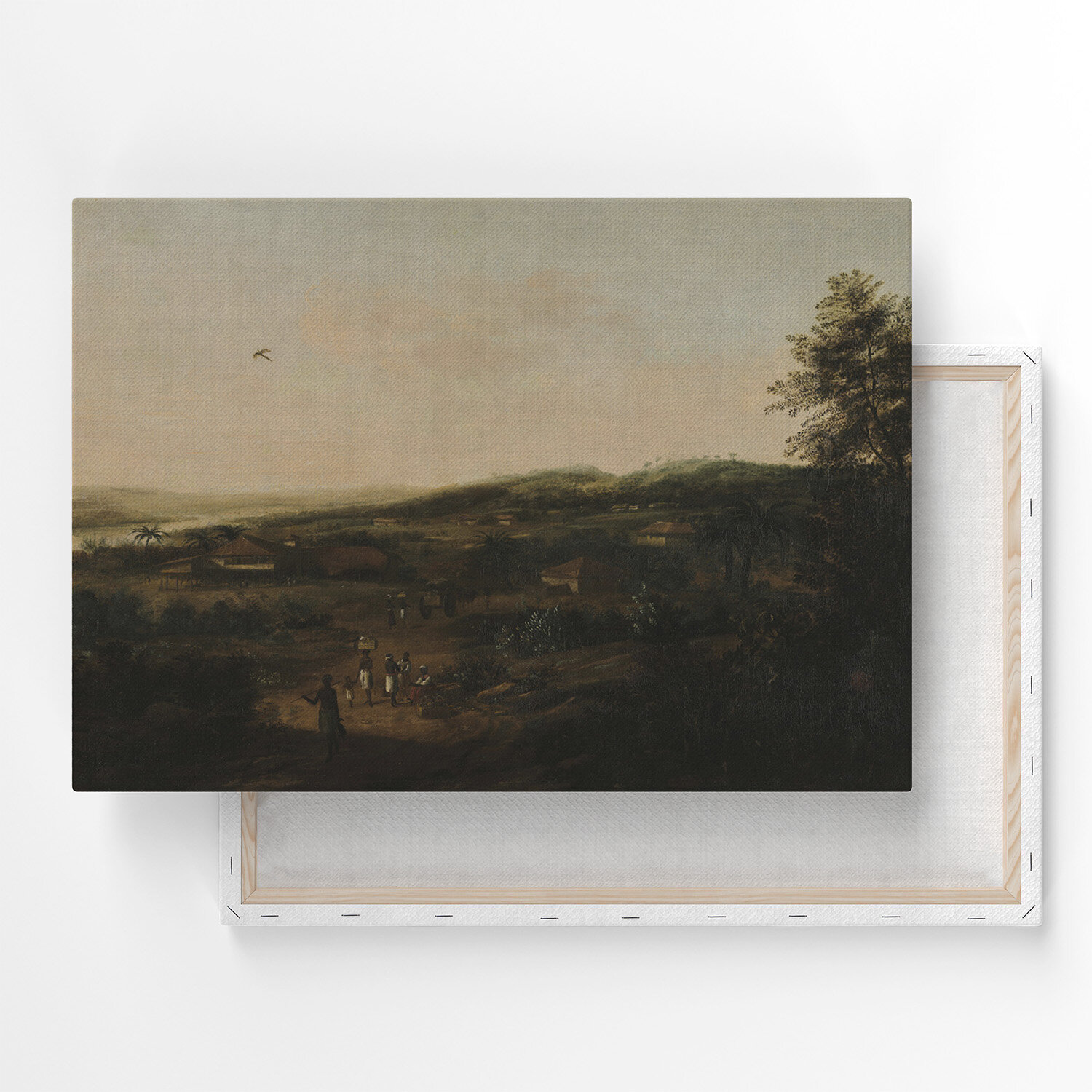 Картина на холсте, репродукция / Франс Пост - Engenho de cana / Размер 40 x 53 см