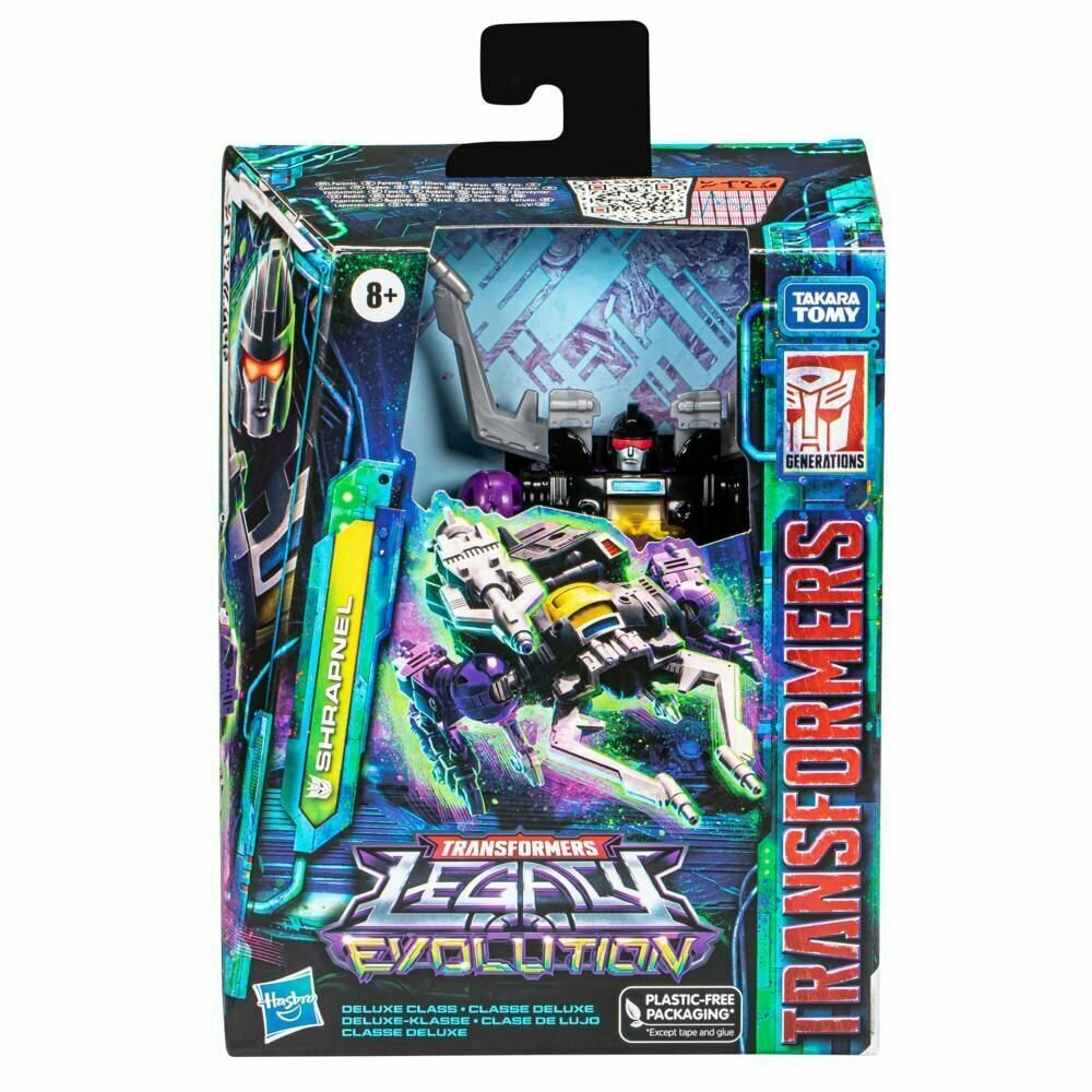 Трансформеры игрушки Hasbro Transformers Legacy Evolution Deluxe Class Shrapnel (14cm) F7192