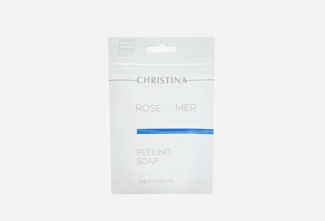 Мыло Christina Rose de Mer, пилинг, антибактериальное, для лица и тела, 30 гр