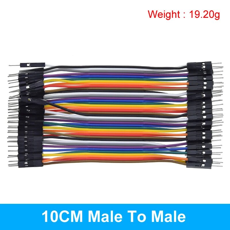Dupont кабель 10см Male to Male, Model: 1PACK