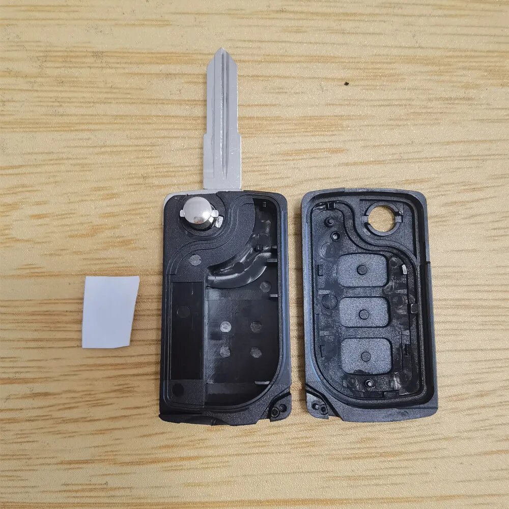 1 шт. корпус ключа для Great Wall HAVAL HOVER H3 H5 автомобильный флип-чехол для дистанционного управления, сменный брелок с 3 кнопками и логотипом No battery holder