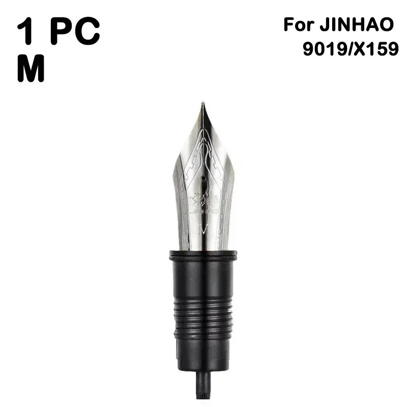 Наконечник перьевой ручки Jinhao серебристый/черный 1 PC NO.40 M Nib