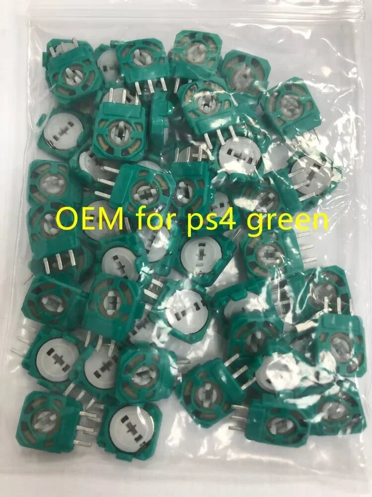 50 шт. Потенциометры PS4 OEM Green