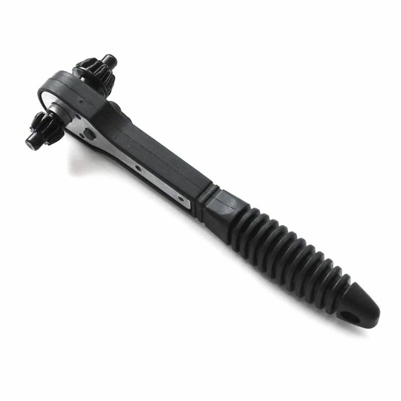 Ключевой ключ для сверлильного патрона "Два в одном", черный быстрый с храповым механизмом