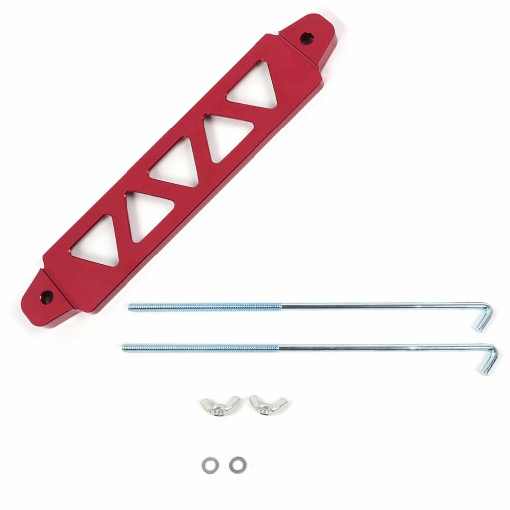 Модифицированный автомобильный кронштейн для крепления аккумулятора-красный