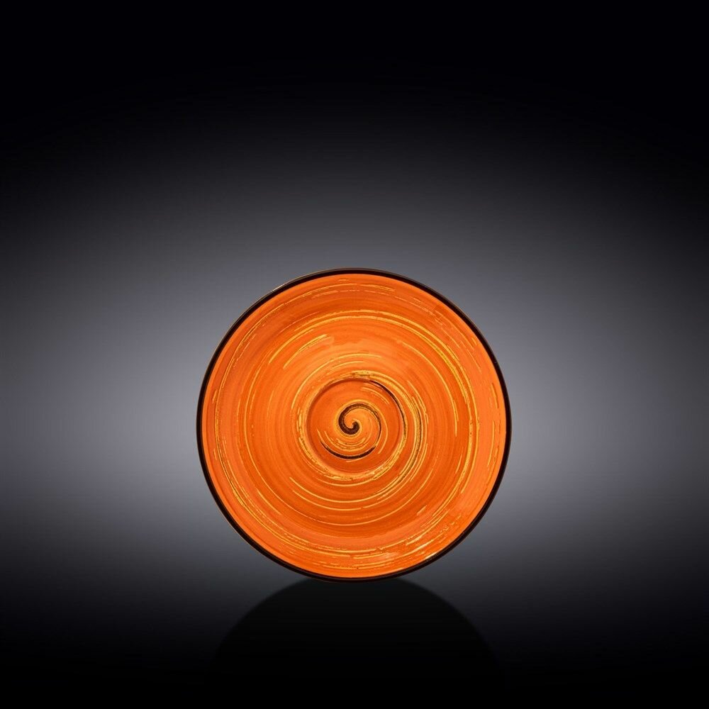 Блюдце Спираль оранжевая 15 см. (Spiral Orange). Wilmax