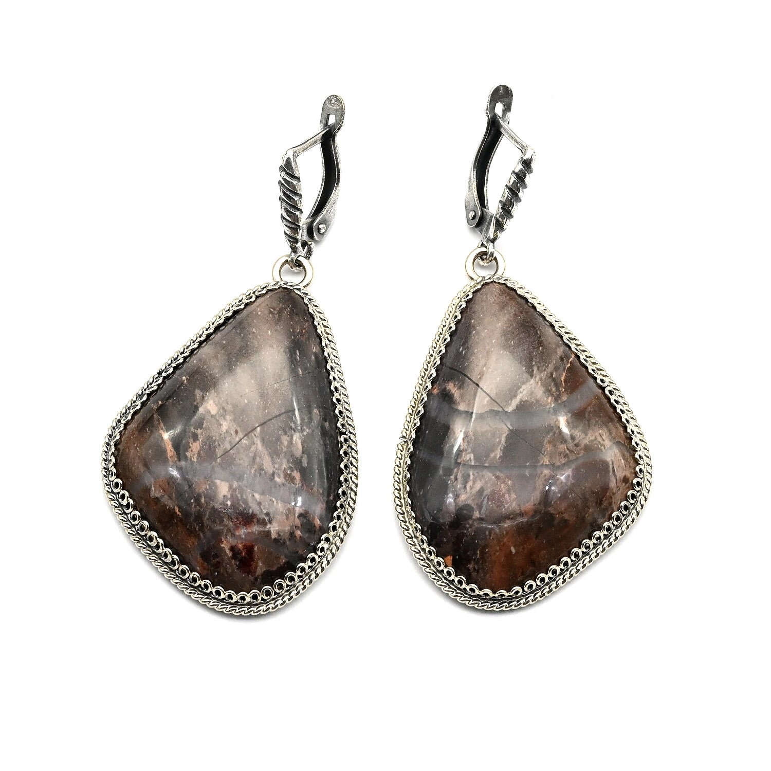 Серьги Радуга Камня