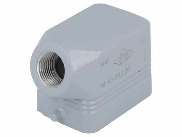 Корпус ILME MHO 06 L20, для разъемов HDC, размер 44.27, Фиксация на защелке