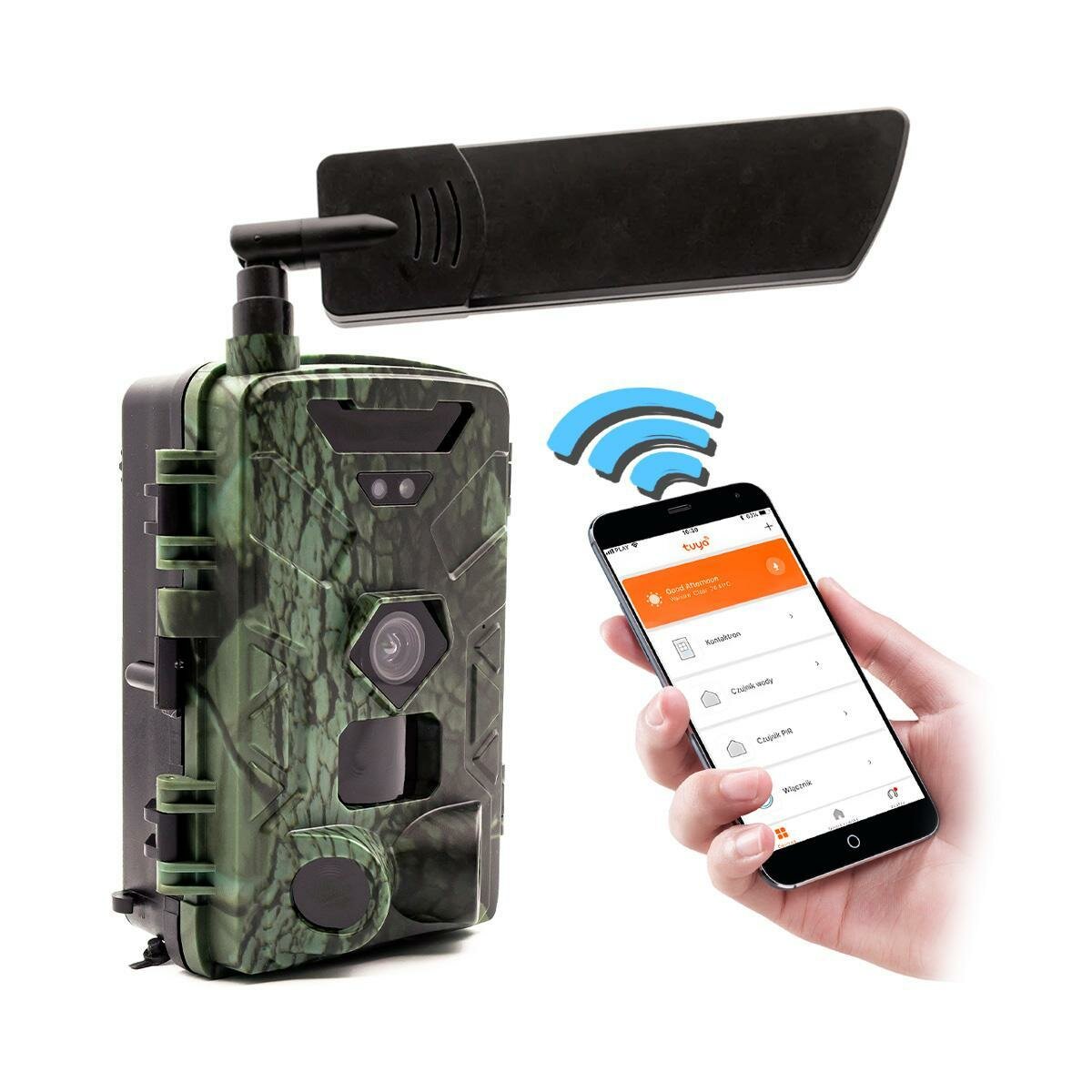 Уличная 2К/4G фотоловушка Филин HC-881 Pro-2K-TUYA (2К/4G) (K5959RU) с Tuya Smart/SmartLife для охоты с SIM-картой и невидимой ночной ИК подсветкой,