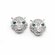 Медные бусины-разделители Celadon Silver 2pcs