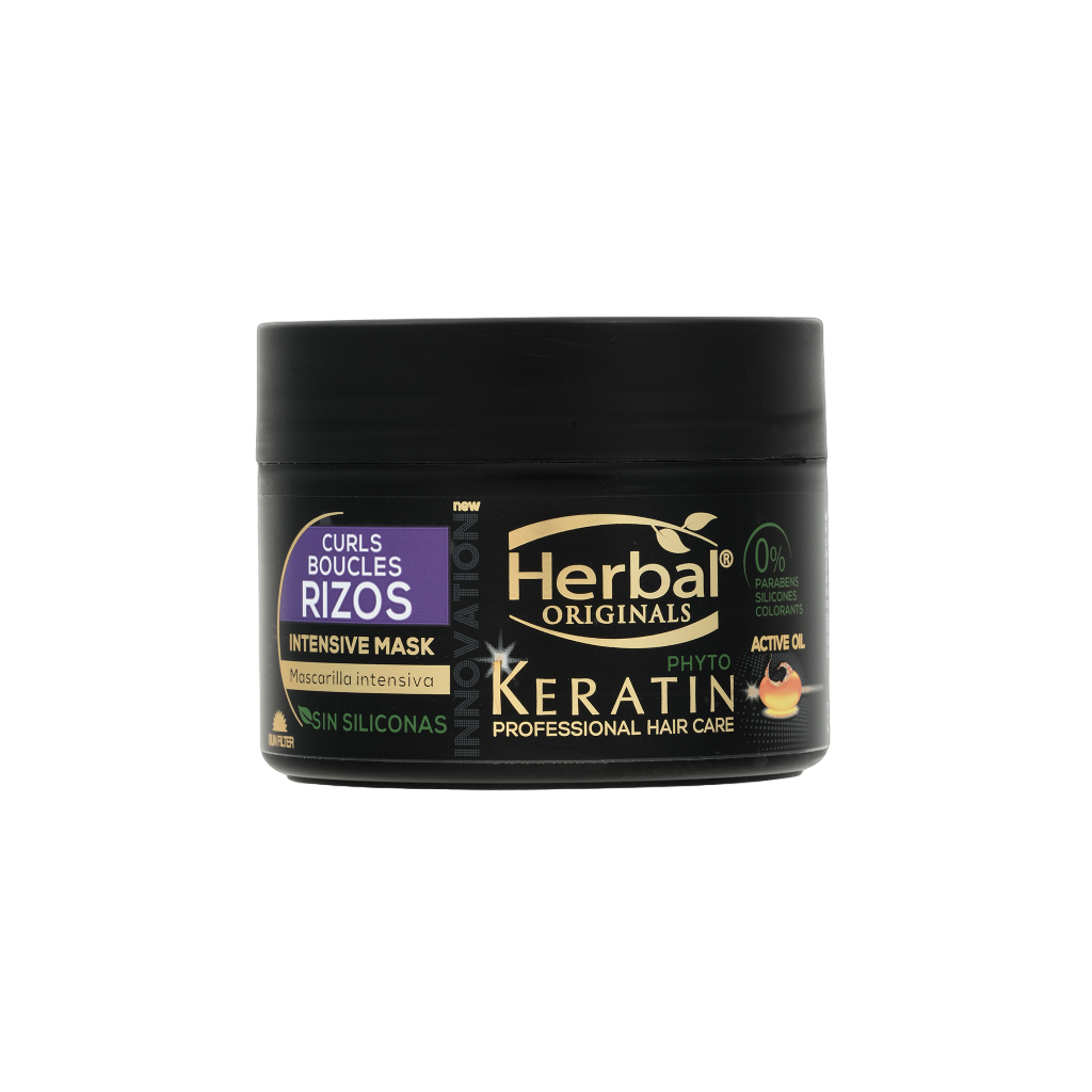Herbal Originals Keratin Маска интенсивная фито-кератин для вьющихся волос Восстановление и питание 300 мл 1 шт