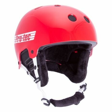 Шлем зимний Pro-Tec Old School Snow MIPS - Red/White