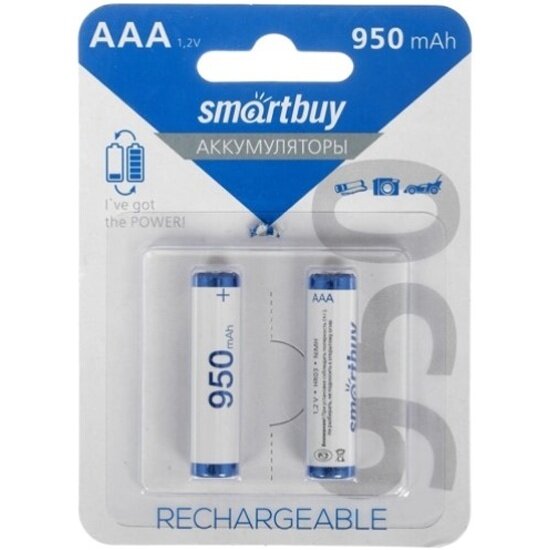 SmartBuy AAA 950 mAh (уп 2 шт)