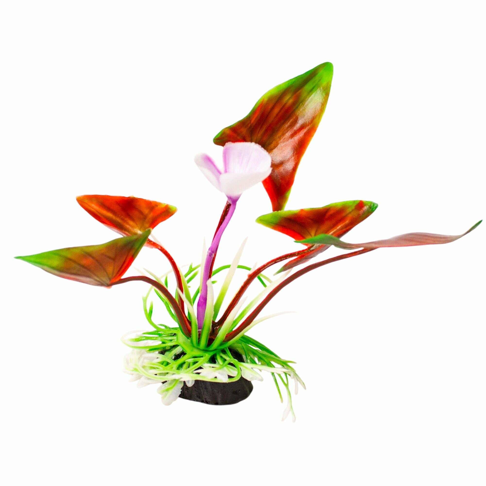 Растение искусственное для аквариума Биодизайн Стрелолист (высота 10 см.) M032/10