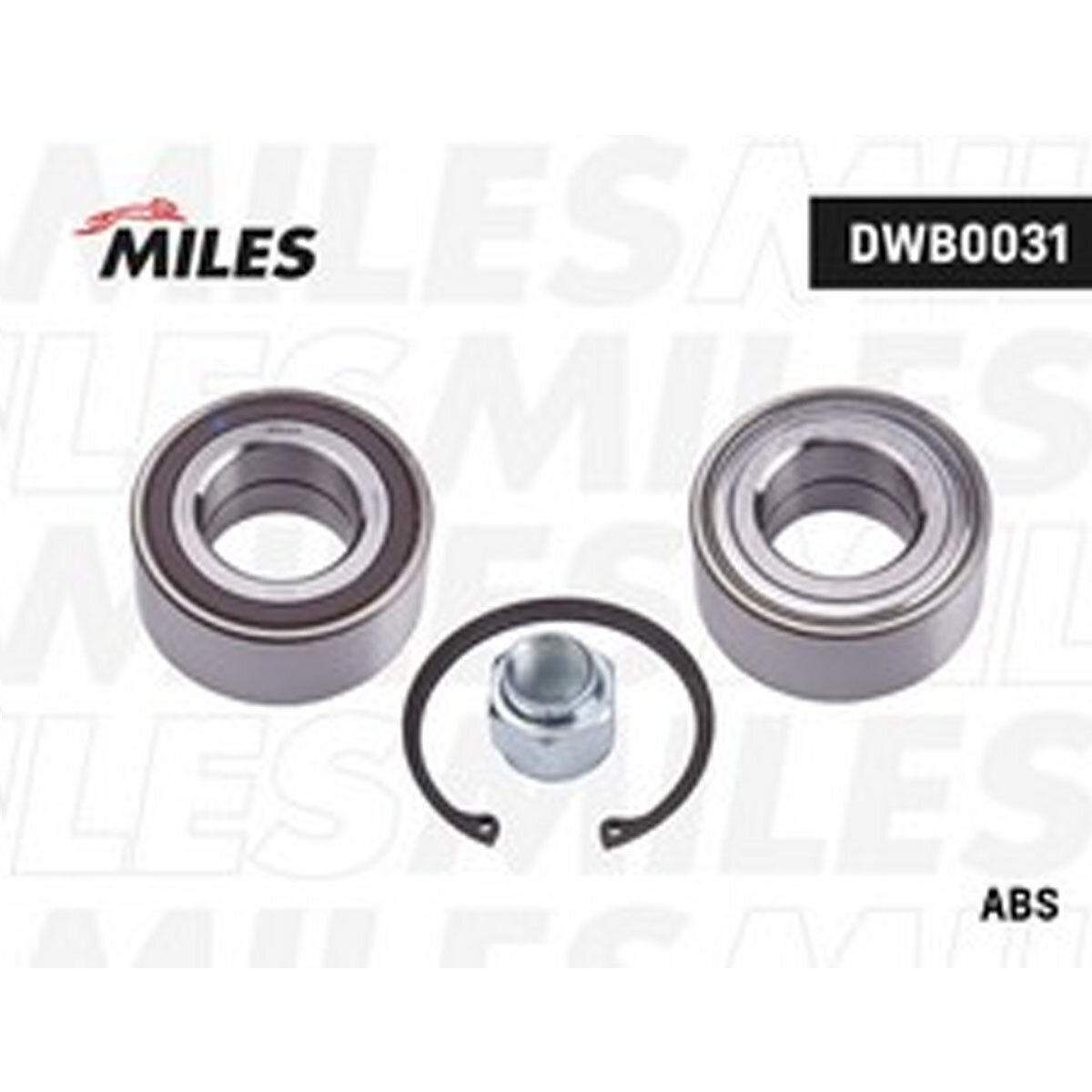 Подшипник ступицы Citroen C2/C3/PEUGEOT 207 02- пер, MILES DWB0031