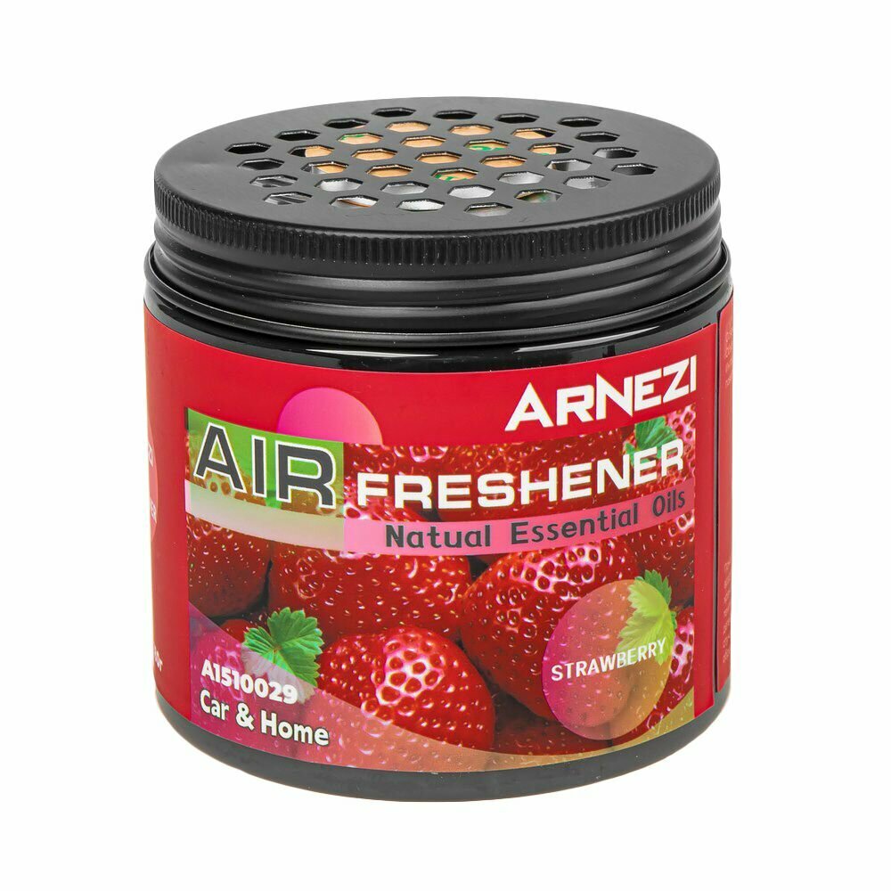 Ароматизатор для автомобиля, пахучка в машину, гелевый освежитель воздуха салона авто со вкусом клубника, клубничный аромат AS-03 'Strawberry'A1510029 Arnezi