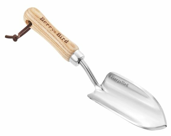 Совок садовый стальной компактный "дамский" для посадки цветов и рассады Berry&Bird