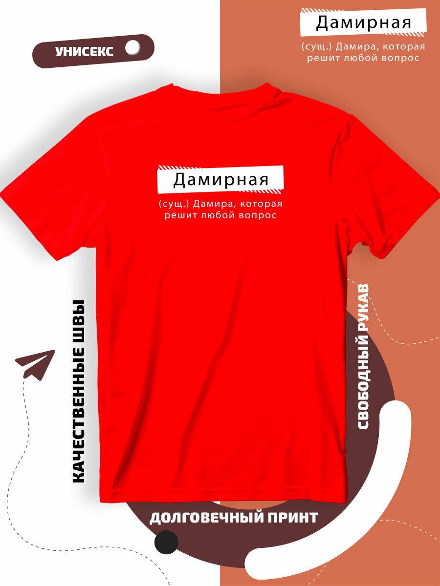 Футболка имя Дамира