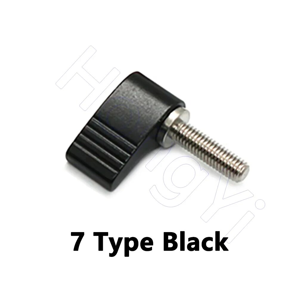 Регулируемые винты с рукояткой T/7 цвета красный алюминиевый M8 x 25mm, 7 Type Black