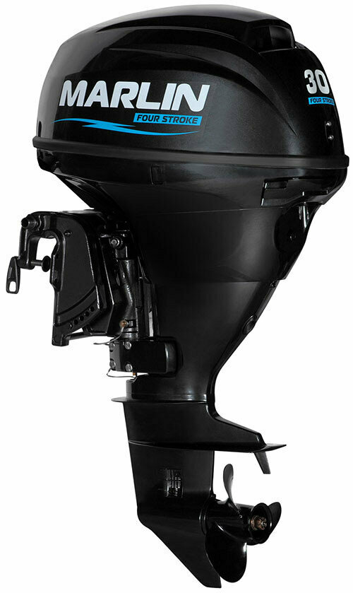 Лодочный мотор MARLIN MFI 30 AWRS, четырехтактный, регулировка угла наклона