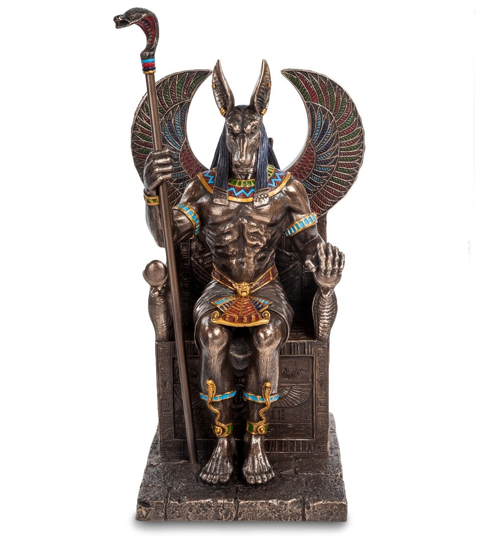 Статуэтка 'Анубис на троне'