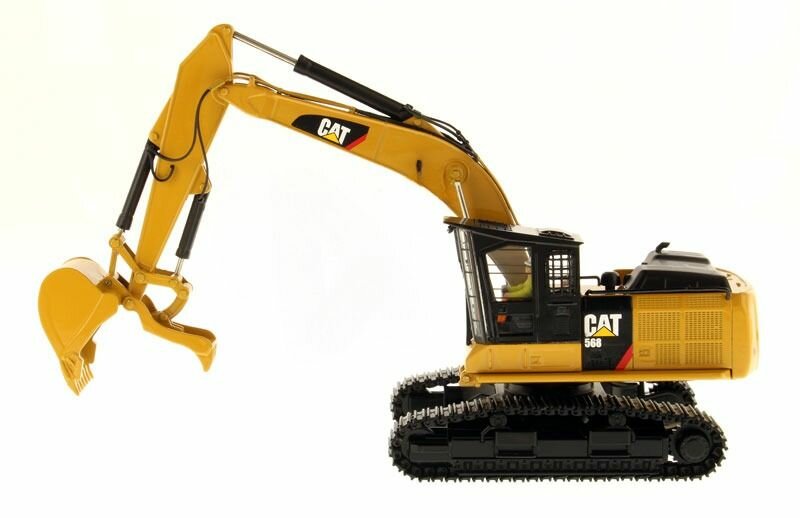 Модель строительной техники CAT 568 GF Road Builder от Caterpillar, масштаб 1:50, артикул 85923