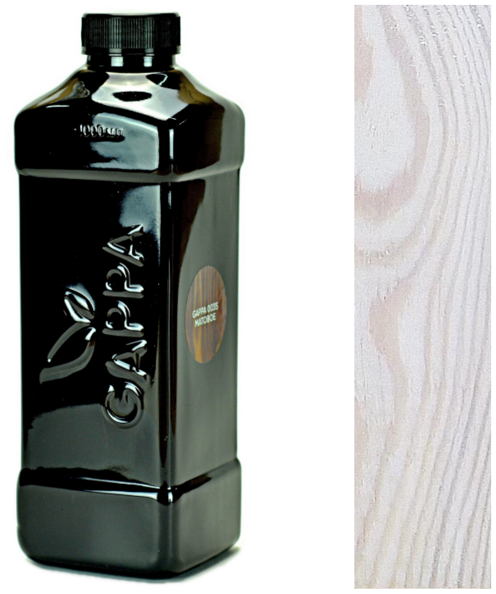 Масло с твёрдым воском GAPPA 0010 (белое/матовое), 1 л