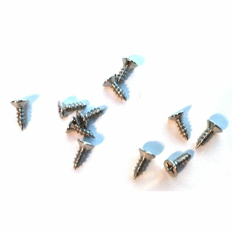 Шурупы HEMLINE "Hobby", для крепежа декоративных элементов, серебристые, 10 шт