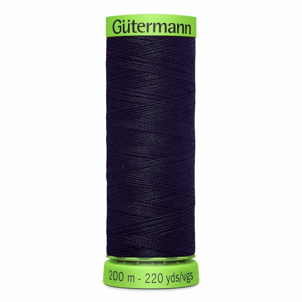 Швейные нитки Gutermann Extra Fine 150/200 м для деликатных материалов, цвет 665 сине-черный, 5 шт (2)