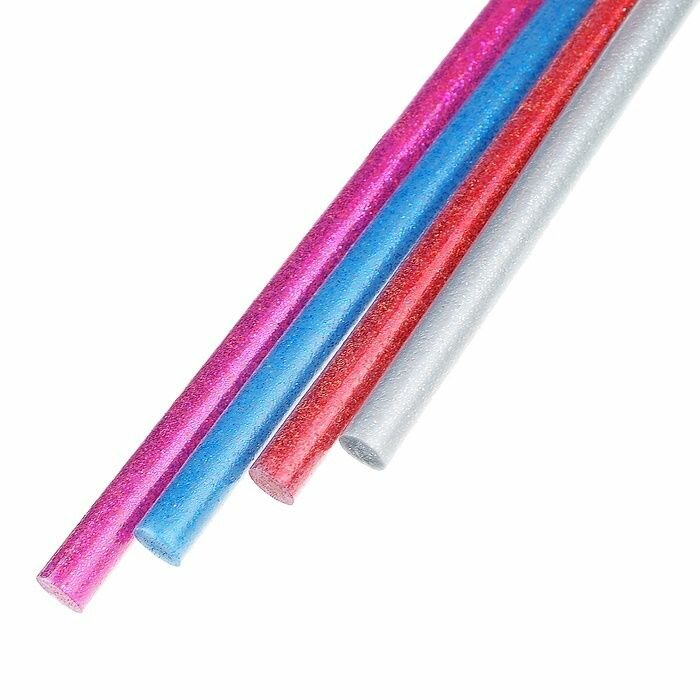 Клеевые стержни Mazari с блестками, длина 18 см, толщина 11 мм (M-4386OPP-4)