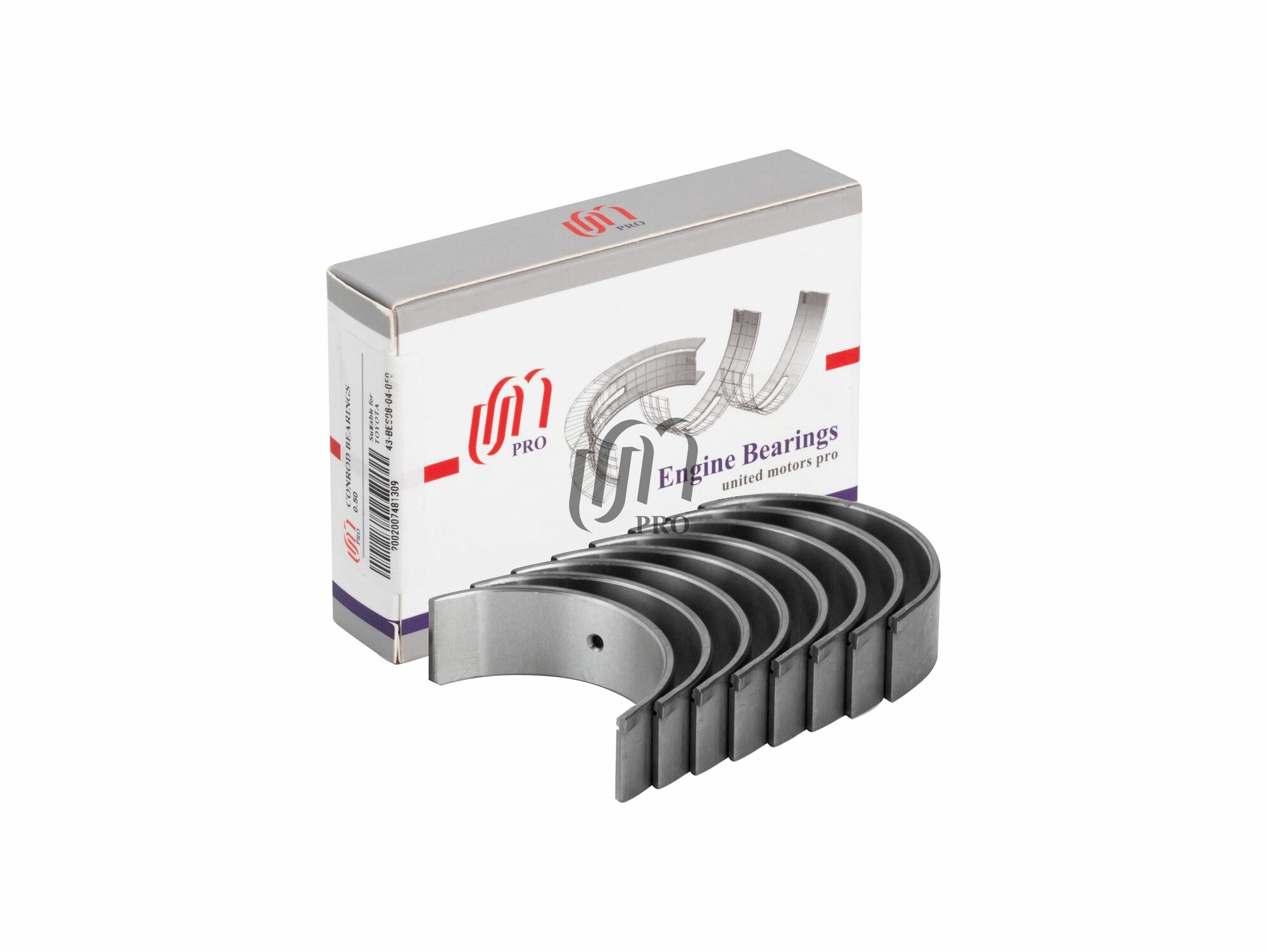 Вкладыши шатунные 0.50 Toyota 1ZZ-FE/3ZZ-FE UMpro