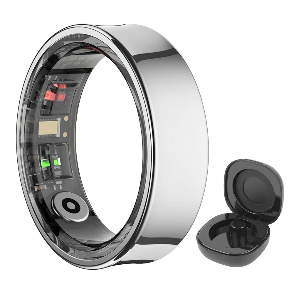 Умное кольцо VKTECH R09 Silver, размер 8
