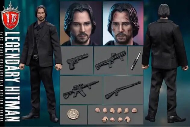 Hot Toys Коллекционная фигурка Джон Уик 6 дюймов