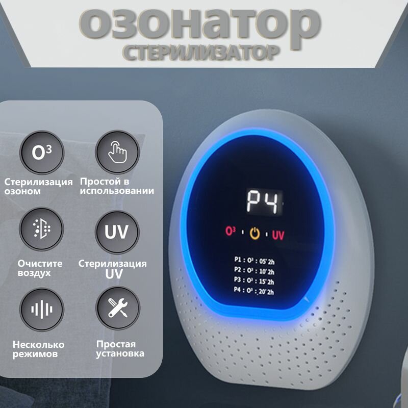Озонатор Озонатор, очиститель воздуха для дома, офиса, авто с пультом управления