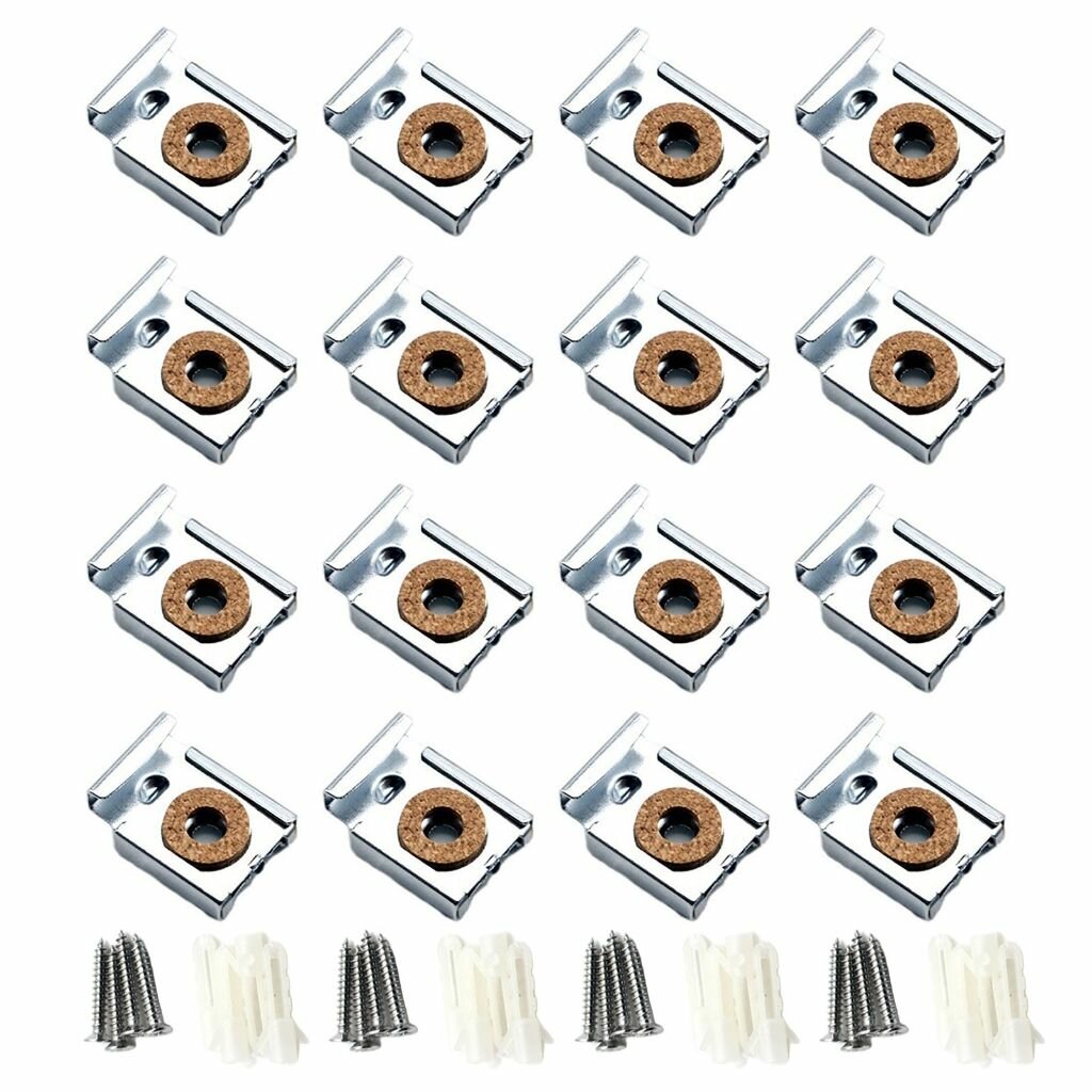 (16шт) Фиксированная опора из зеркального стекла-16ШТ