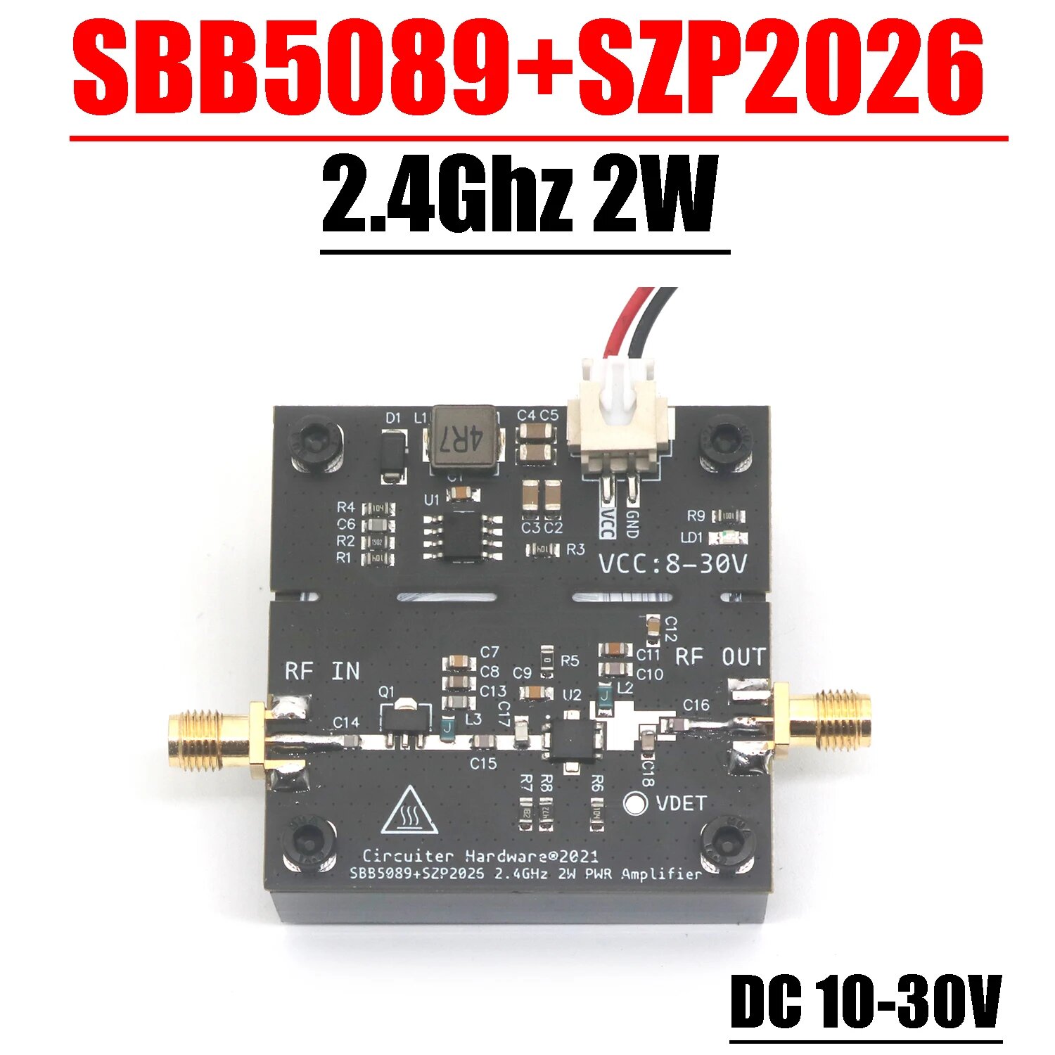 Радиочастотный усилитель SBB5089 SZP2026 2,4ГГц