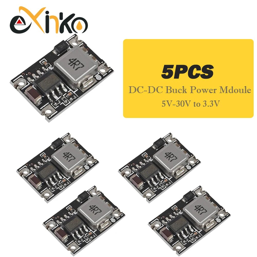 5шт DC-DC Buck 5V-30V to 3.3V