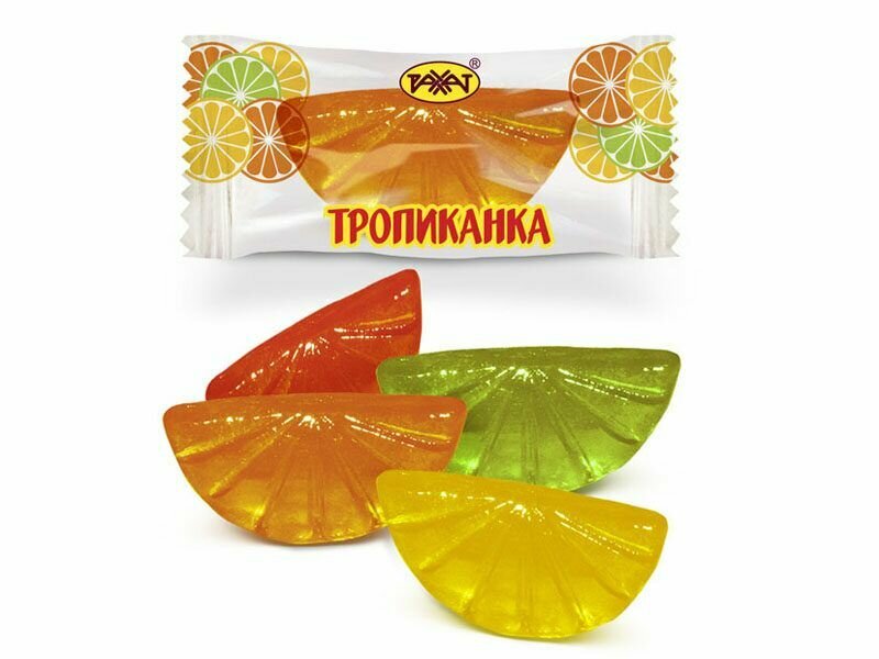 Мармелад на агаре "Тропиканка", Рахат, 1000 грамм