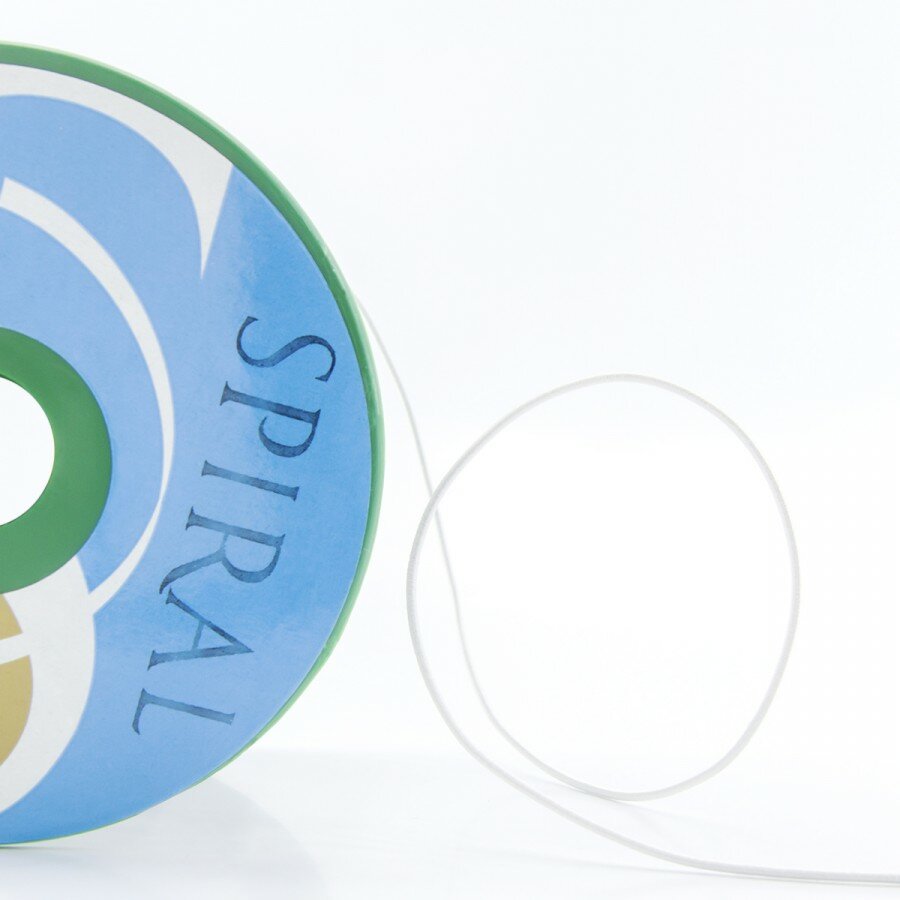 Резинка шляпная SAFISA, 1,5 мм, цвет 02, белый