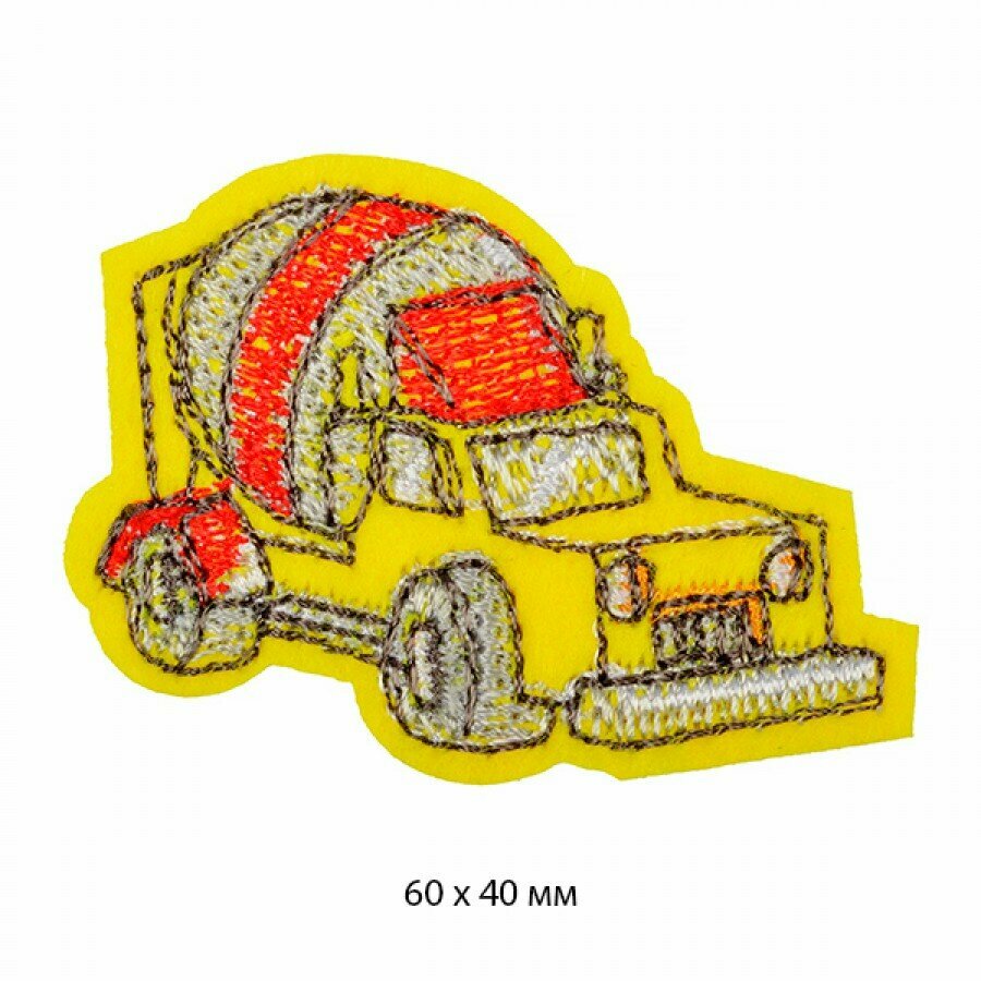 Термоаппликации MAGIC HOBBY MG-R1709 Машина 6х4 см 50 шт